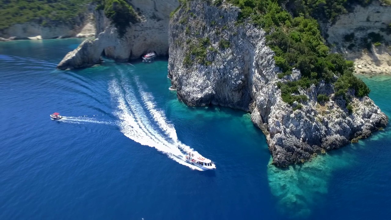Laganas Boat Trips (drone edition) - YouTube