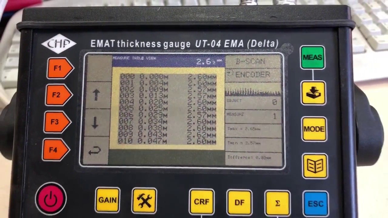 EMAT FAQ B-scanner measurement data - YouTube