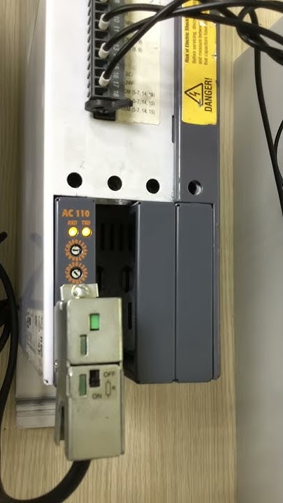 B&R Acopos: Test Acopos with 8AC140 plug-in card (Test Acopos của B&R ...