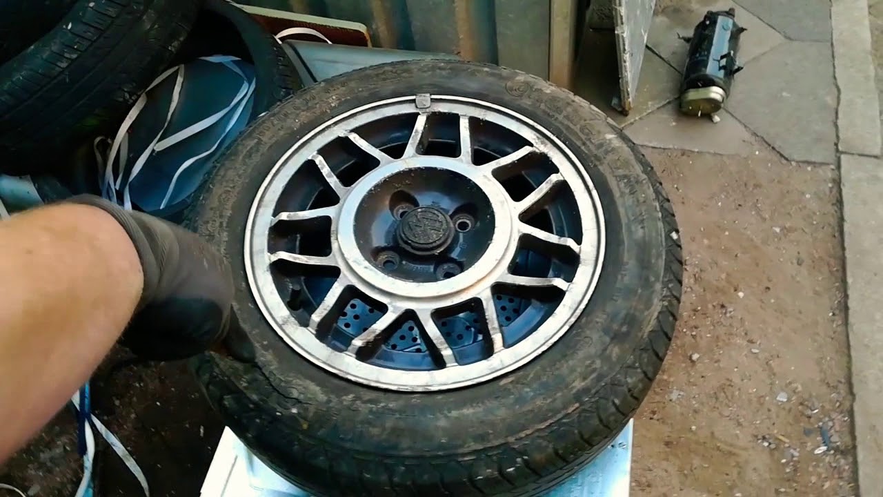 Cutting aluminum rims / Cleaning scrap aluminum rims - YouTube