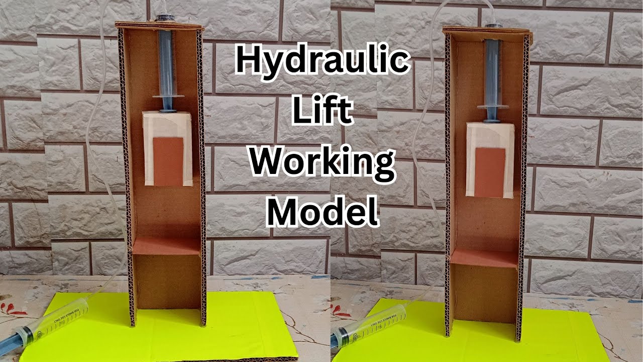 Award Winning Hydraulic Lift Model | Science Projects | DIY Hydraulic ...
