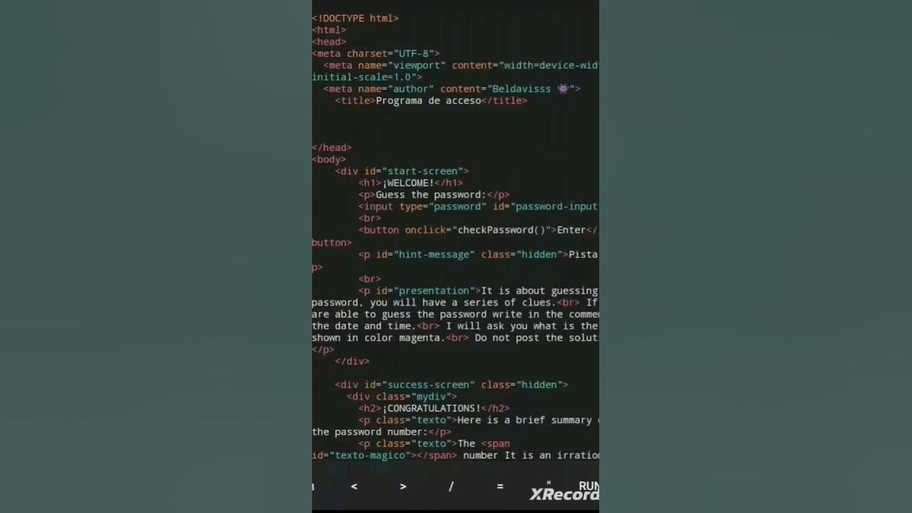 Guess | password | Use | Coding| #shorts #css #html #short #trending #biggners #javascript - YouTube