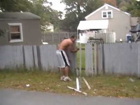 FENCE JUMP FAIL - YouTube