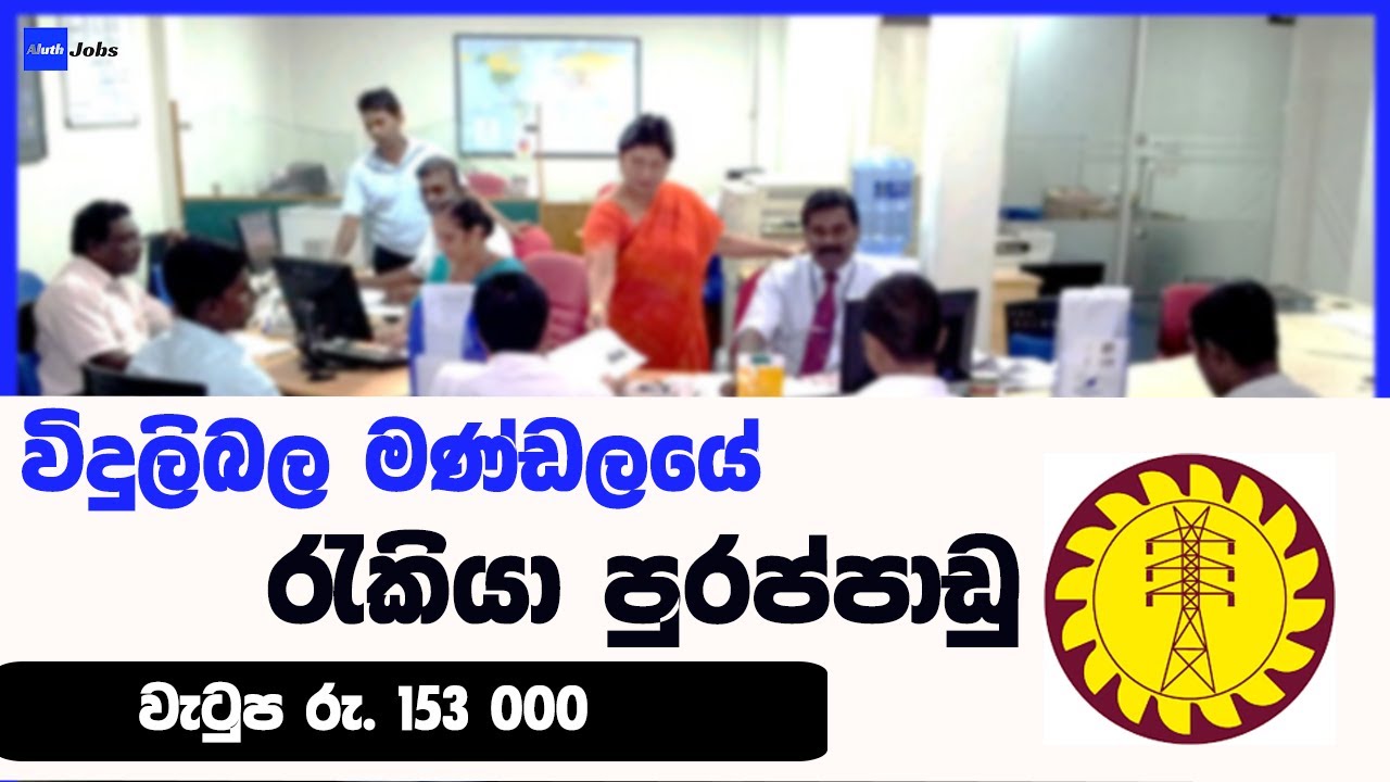 Sri Lanka Ceylon Electricity Board Job Vacancies 2023 | CEB Job Vacancy ...