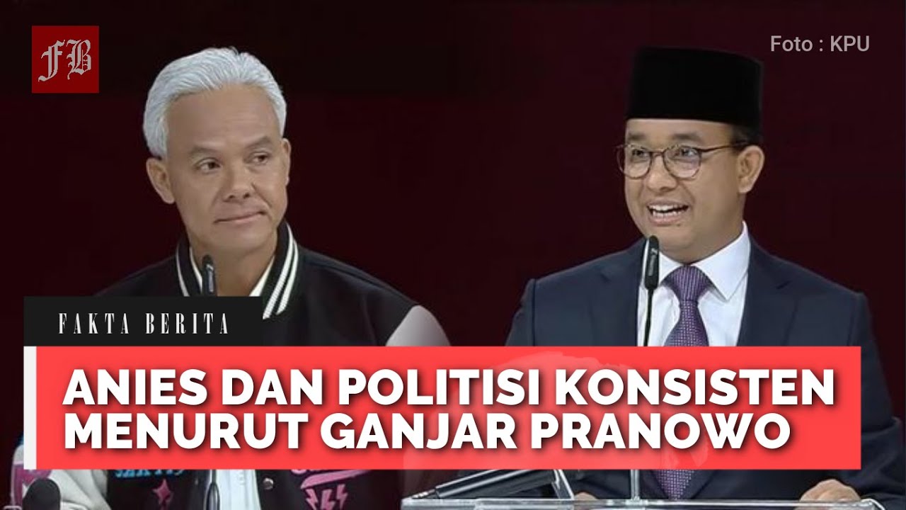 PDIP LIRIK ANIES DI PILGUB JAKARTA, GANJAR SINGGUNG POLITISI KONSISTEN - YouTube
