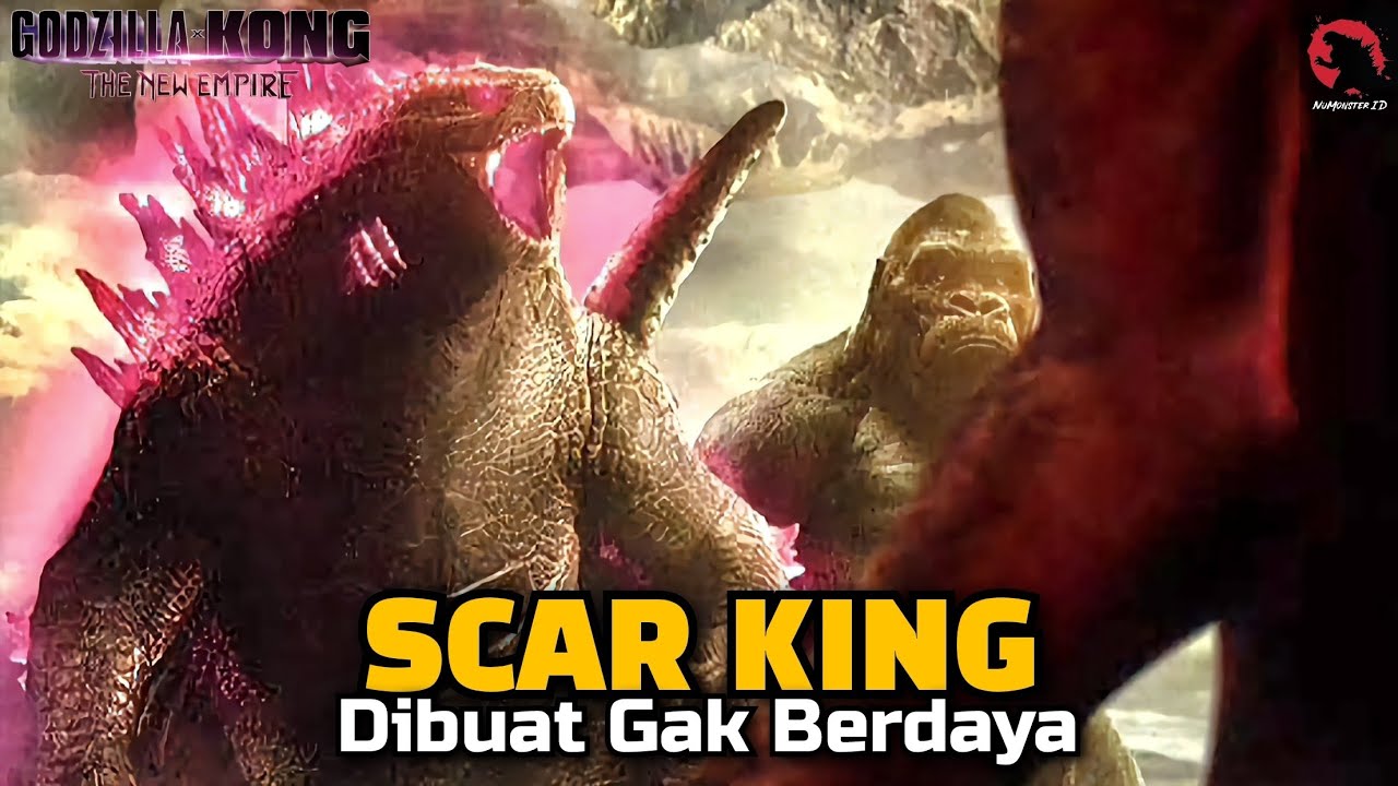 SCAR KING Seperti Tidak Punya Harga Diri‼️| SCAR KING GODZILLA X KONG ...