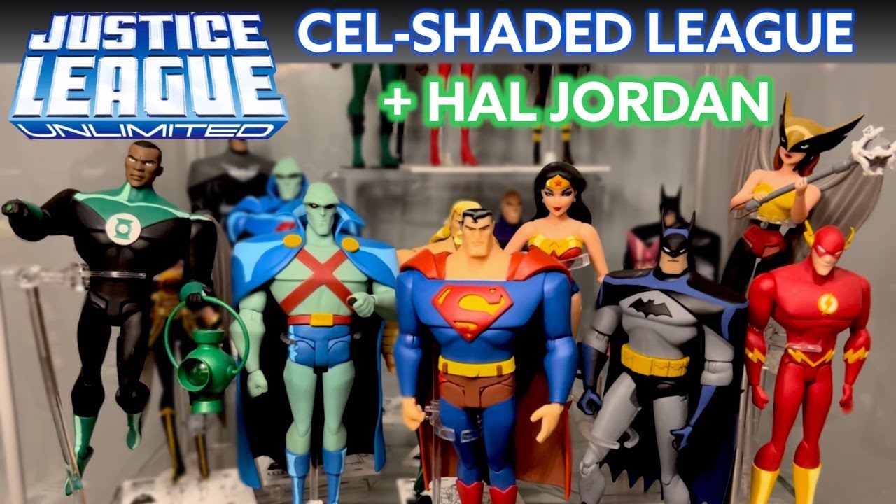 How I Made Custom JLU Hal Jordan & Cel-Shaded League Figures #dcau # ...