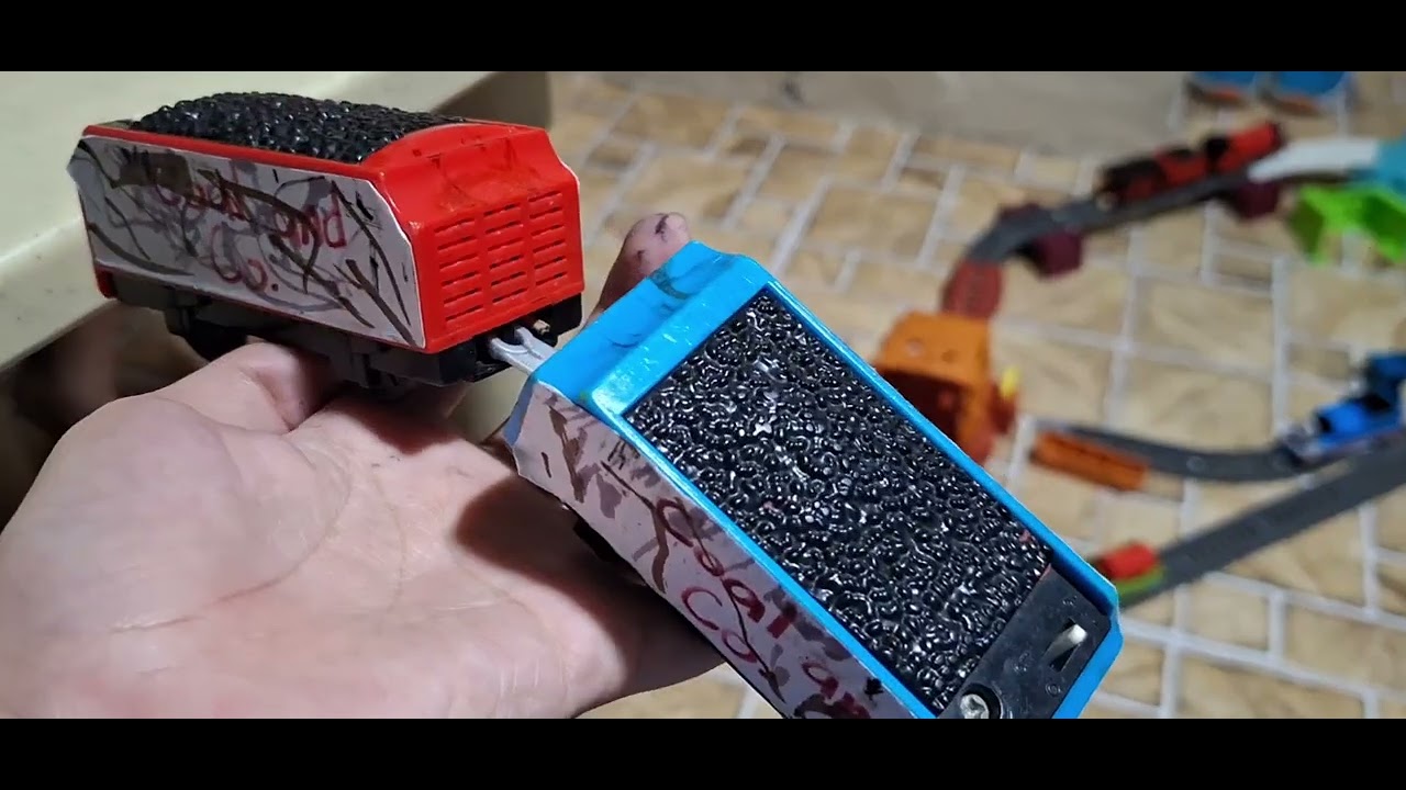 Trackmaster review: Modified trackmaster Henry, James' special caboose ...