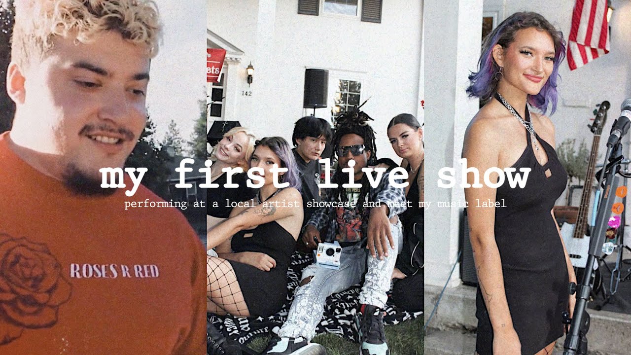 my first live show | vlog - YouTube