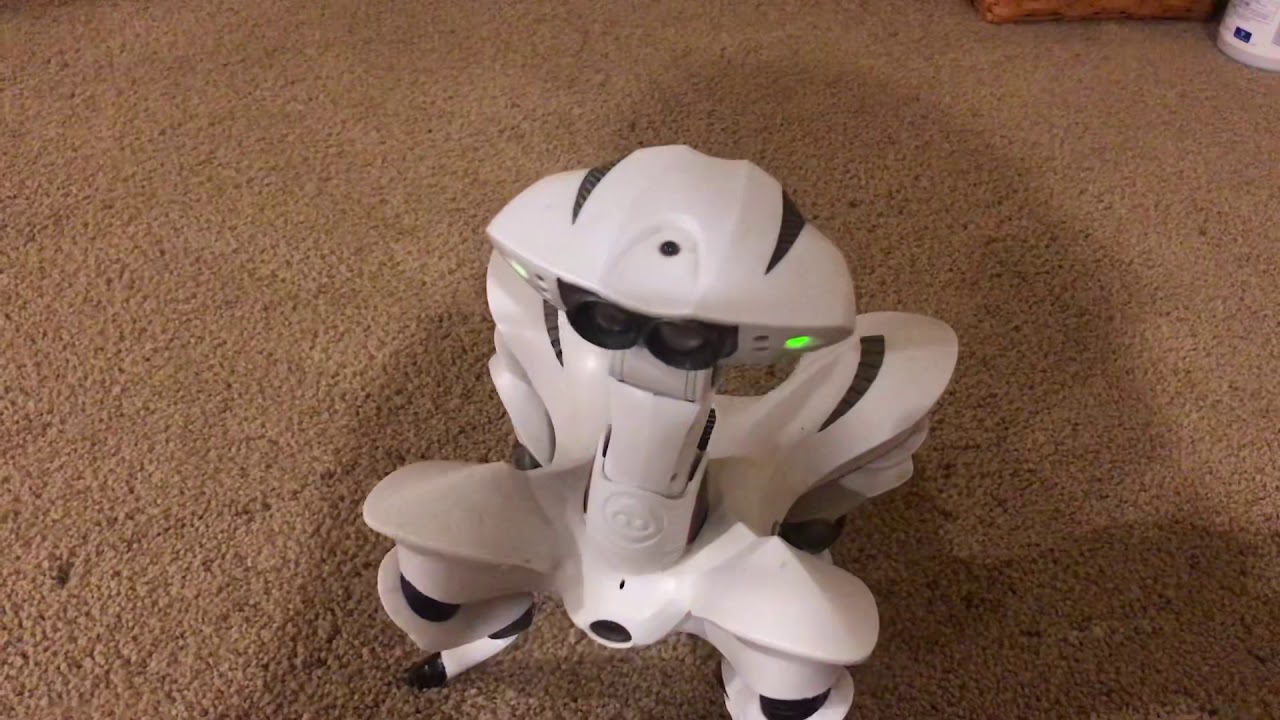 Meet Robo my Wowwee Roboquad Robot - YouTube
