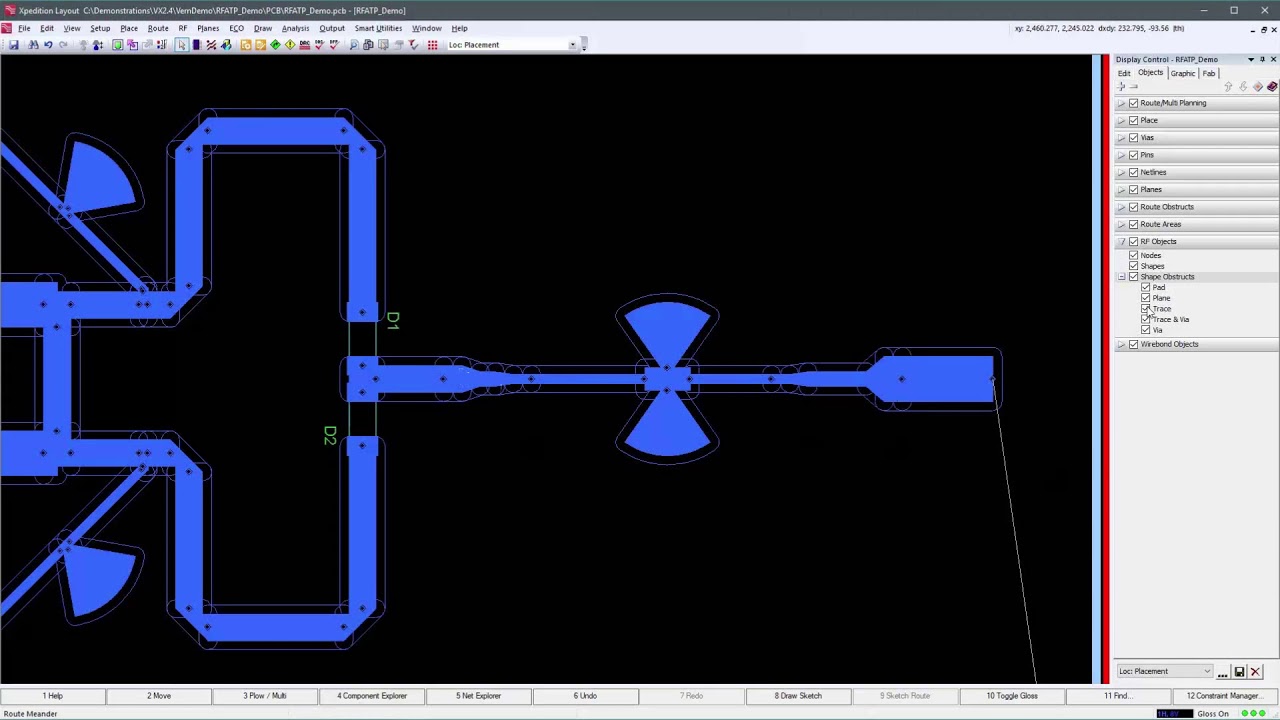 RF Routing and Shapes - YouTube