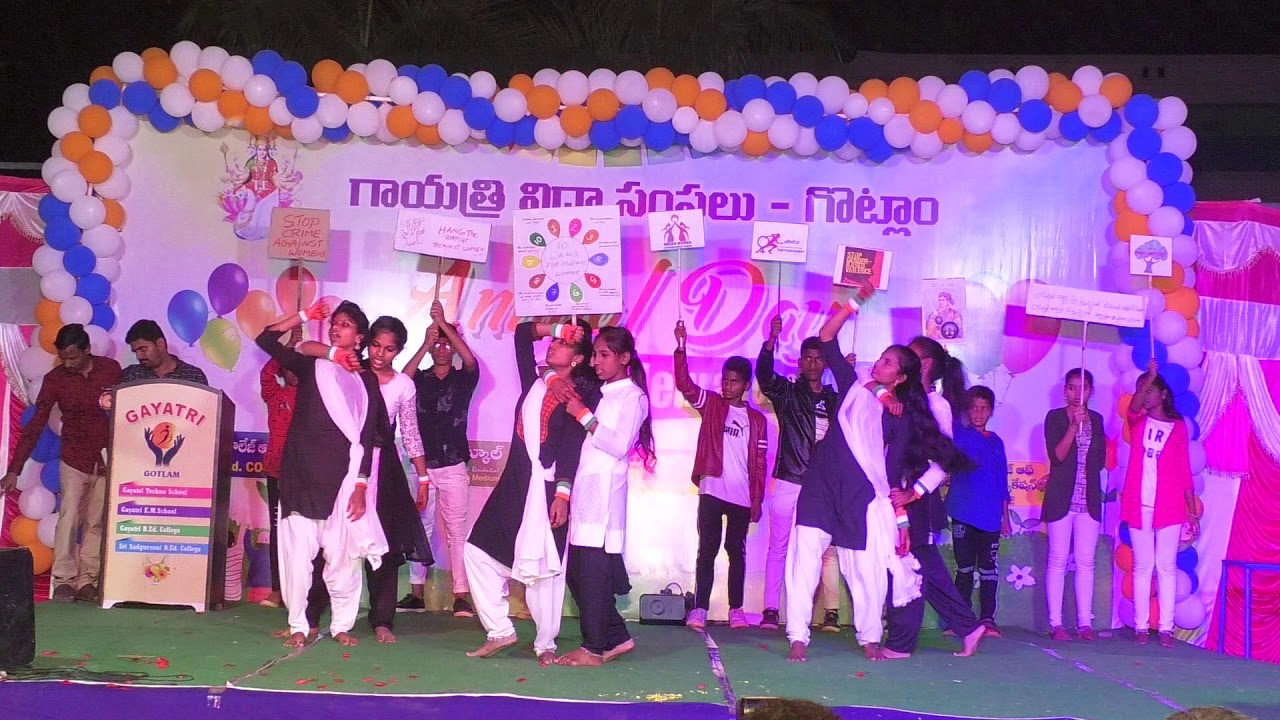 Gotlam gayatri school power of woman dance - YouTube