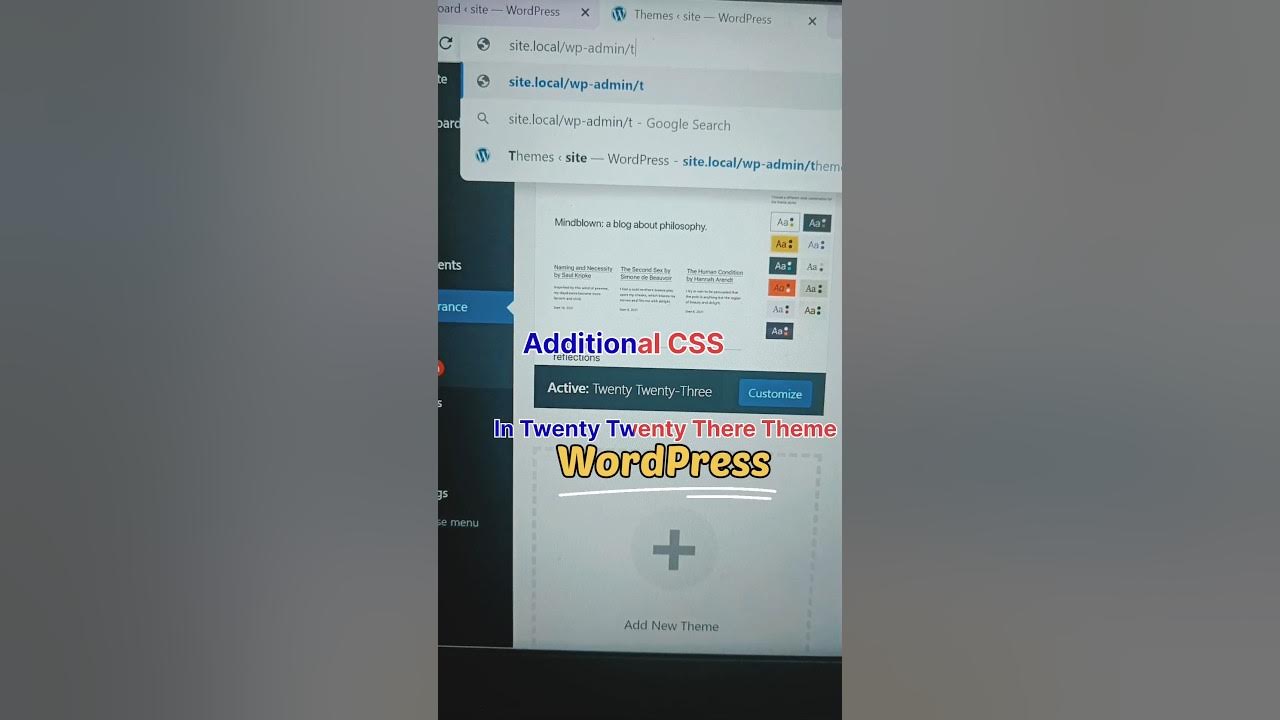 How to add additional css in WordPress#shorts #webrpoint #wordpress # ...