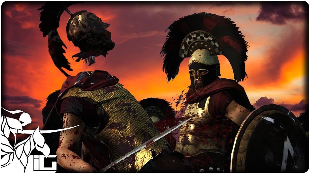 OPLITA SPARTANO VS SOLDATO ROMANO Total War: Rome II - YouTube