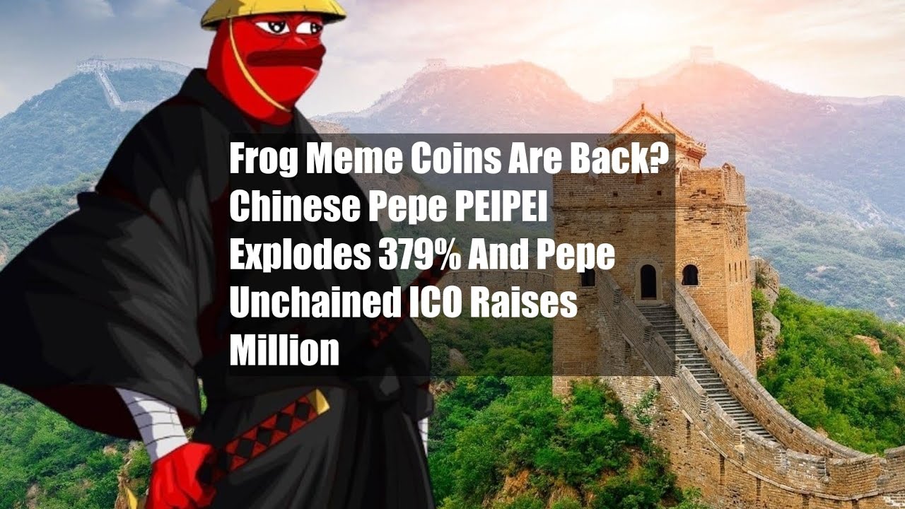 Frog Meme Coins Are Back? Chinese Pepe PEIPEI Explodes 379% And - YouTube