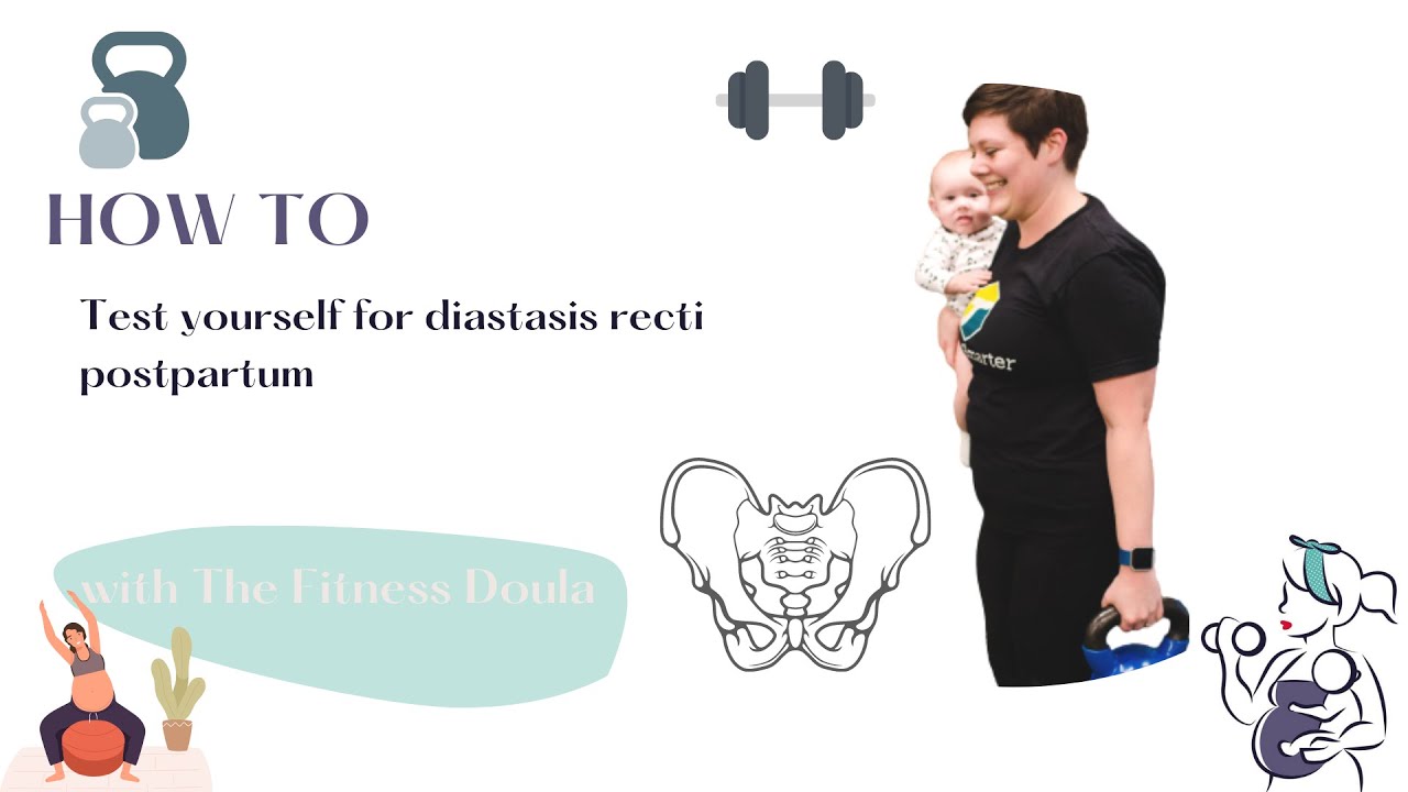 How to Test for Diastasis Recti - YouTube