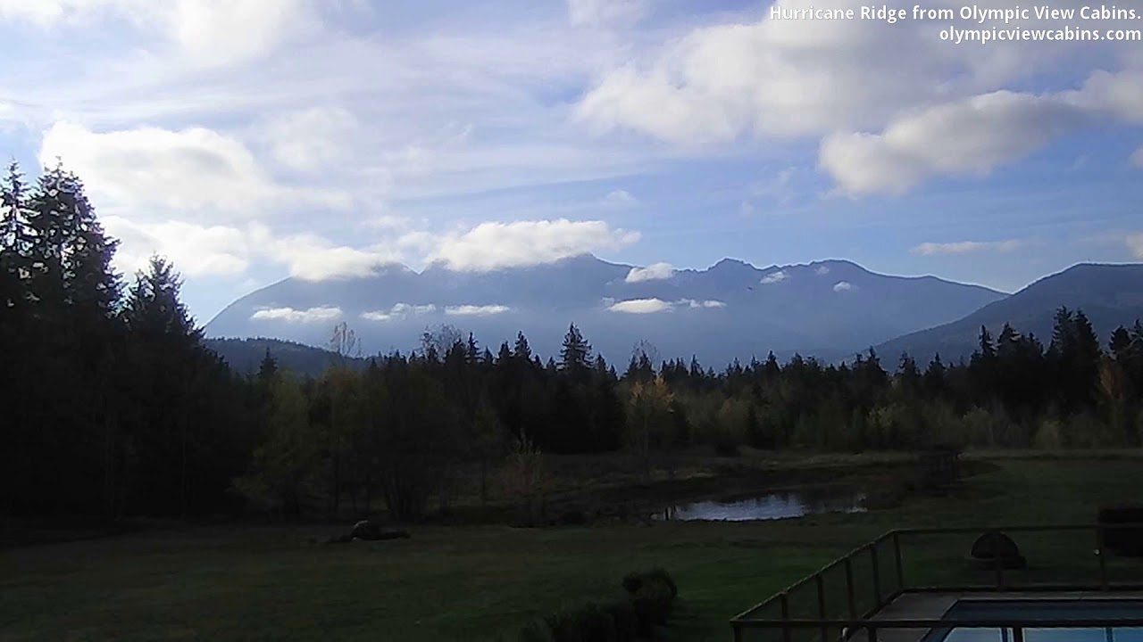 2018-11-08 Olympic View Cabins Hurricane Ridge Cam - YouTube