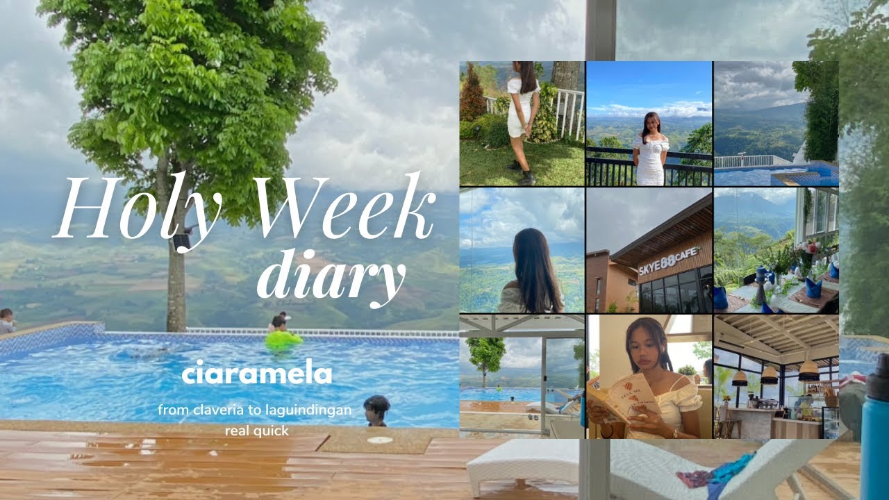 Diary #6⛰️ places I went to during holy week - YouTube