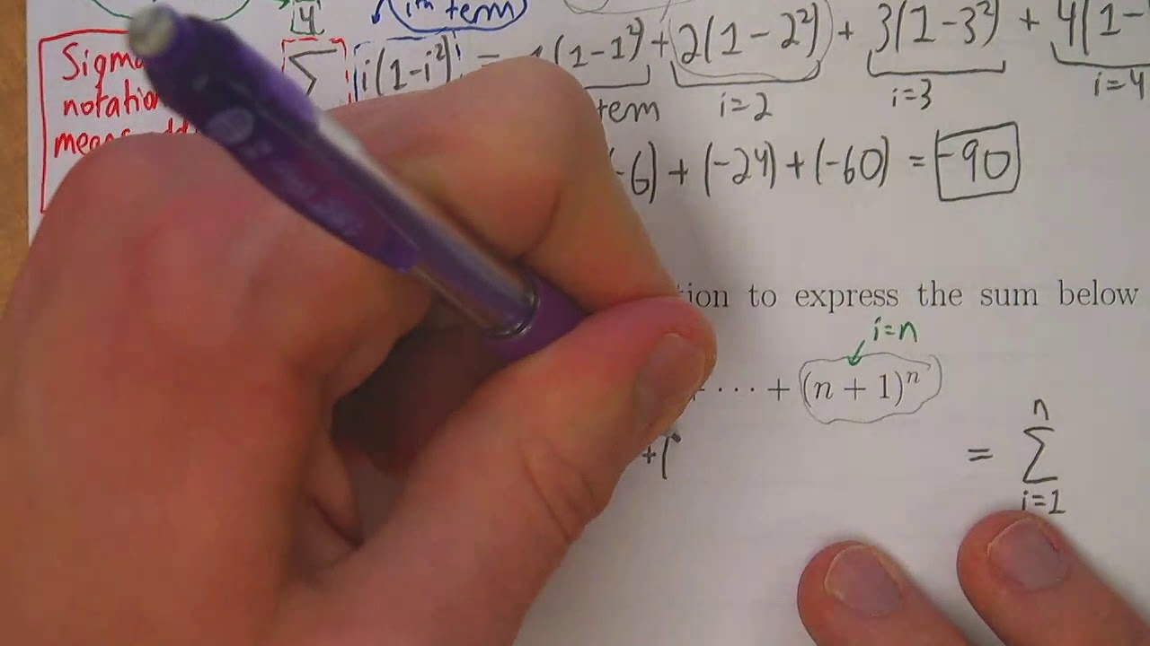 Purdue MATH 16010 Lesson 29-Area and Riemann Sums - YouTube