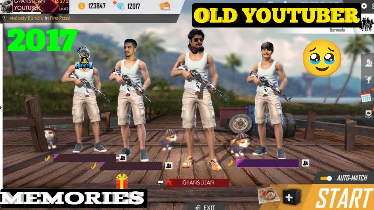 OLD FREE FIRE PLAYER 🥹 FF OLD MEMORIES 😭 GYAN GAMING || - YouTube