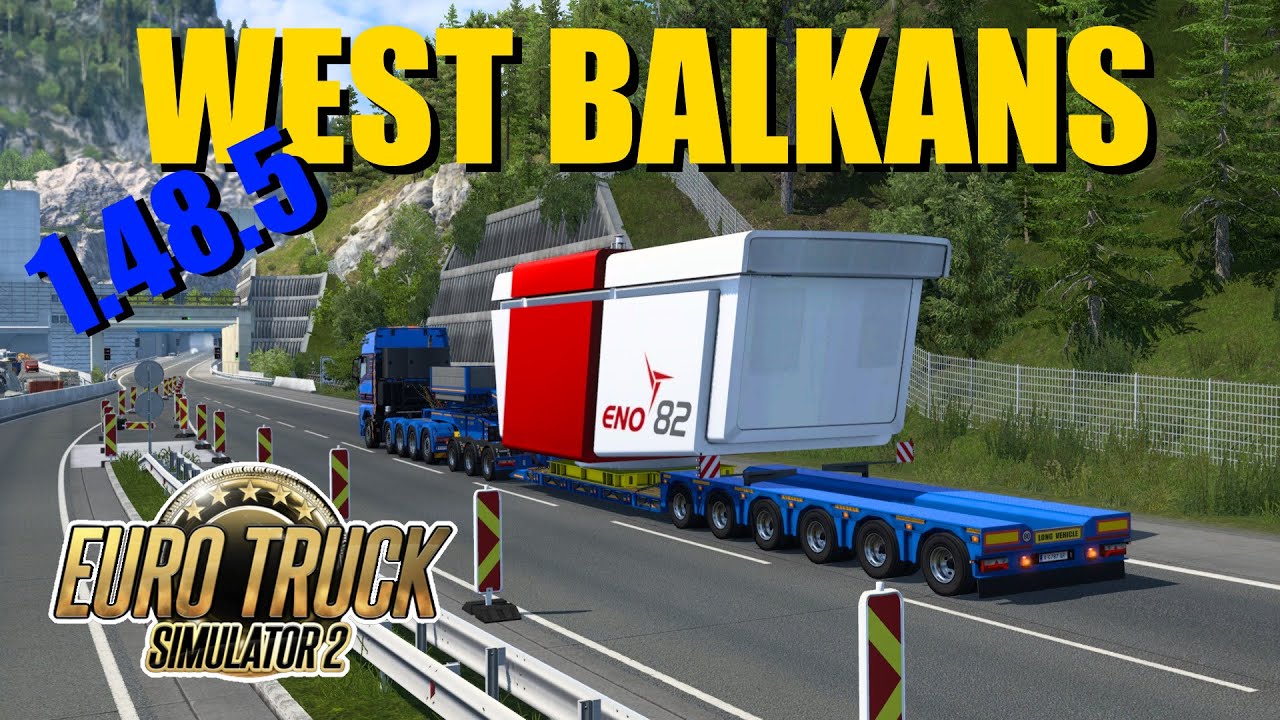 ETS2 West Balkans - Heavy Haul from Klagenfurt to Ljubljana. - YouTube