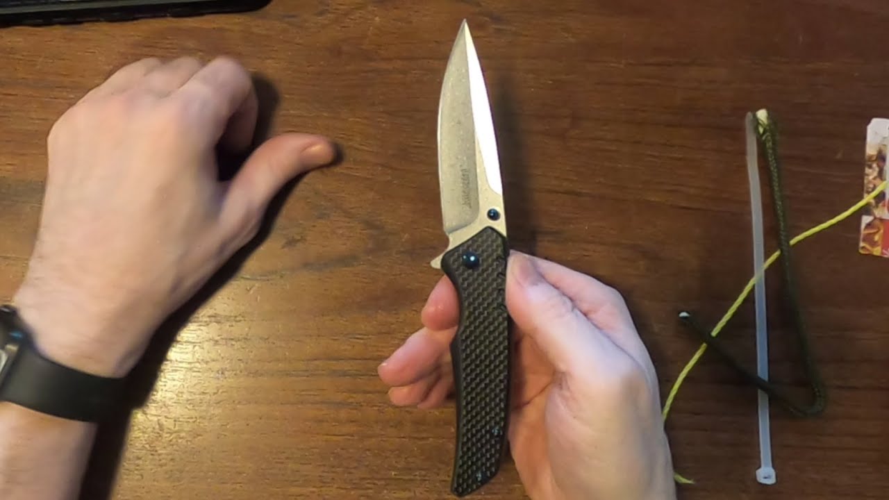 Reviewing the Kershaw Halogen - A nice assisted flip opening edc knife ...