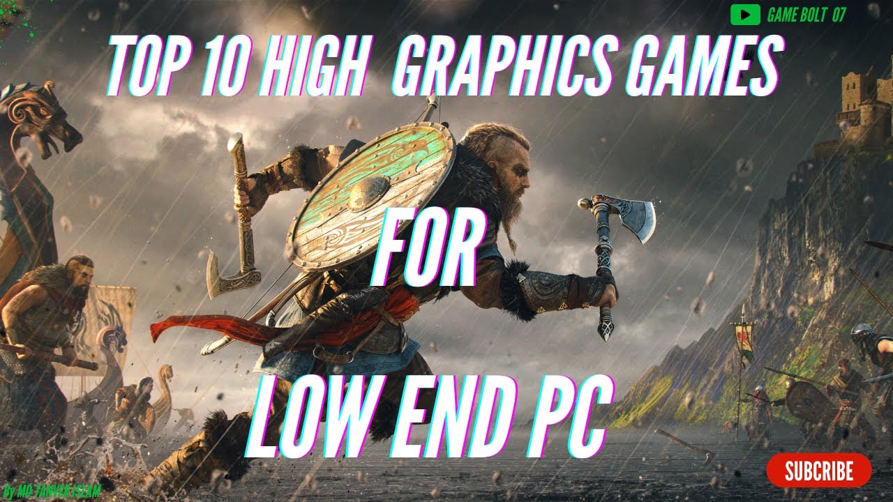 Top 10 High Graphics Game For Low End PC | 2GB- 4GB RAM | 128MB - 265MB-560MB VRAM#game # ...