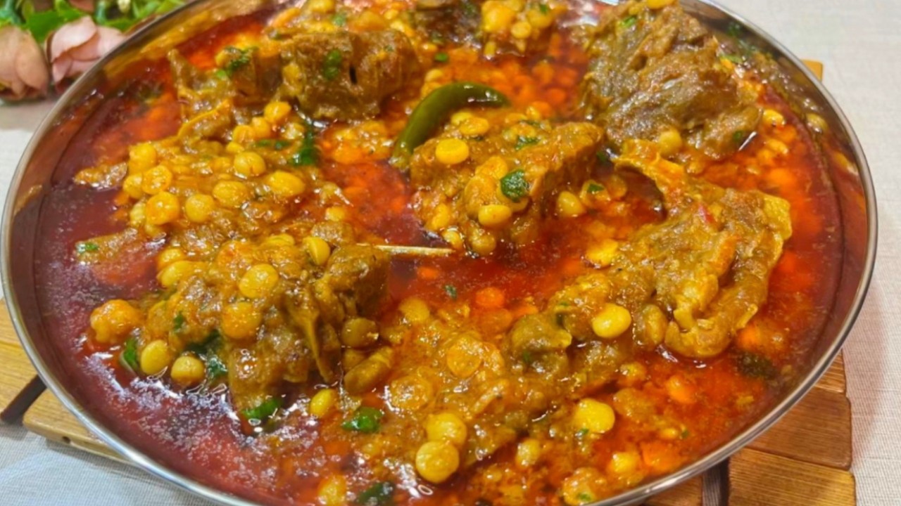 Chana Dal Gosht Recipe | Dal Gosht Recipe | Simple And Tasty Dinner ...