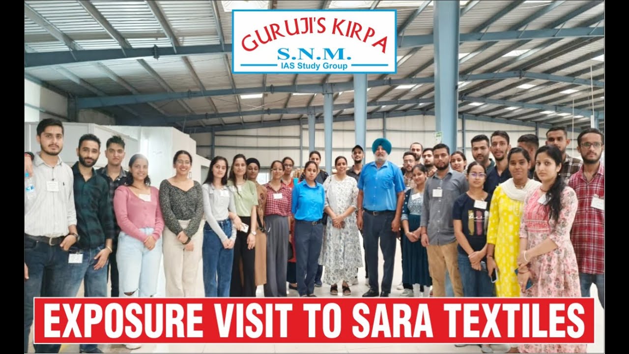 EXPOSURE VISIT TO SARA TEXTILES - YouTube