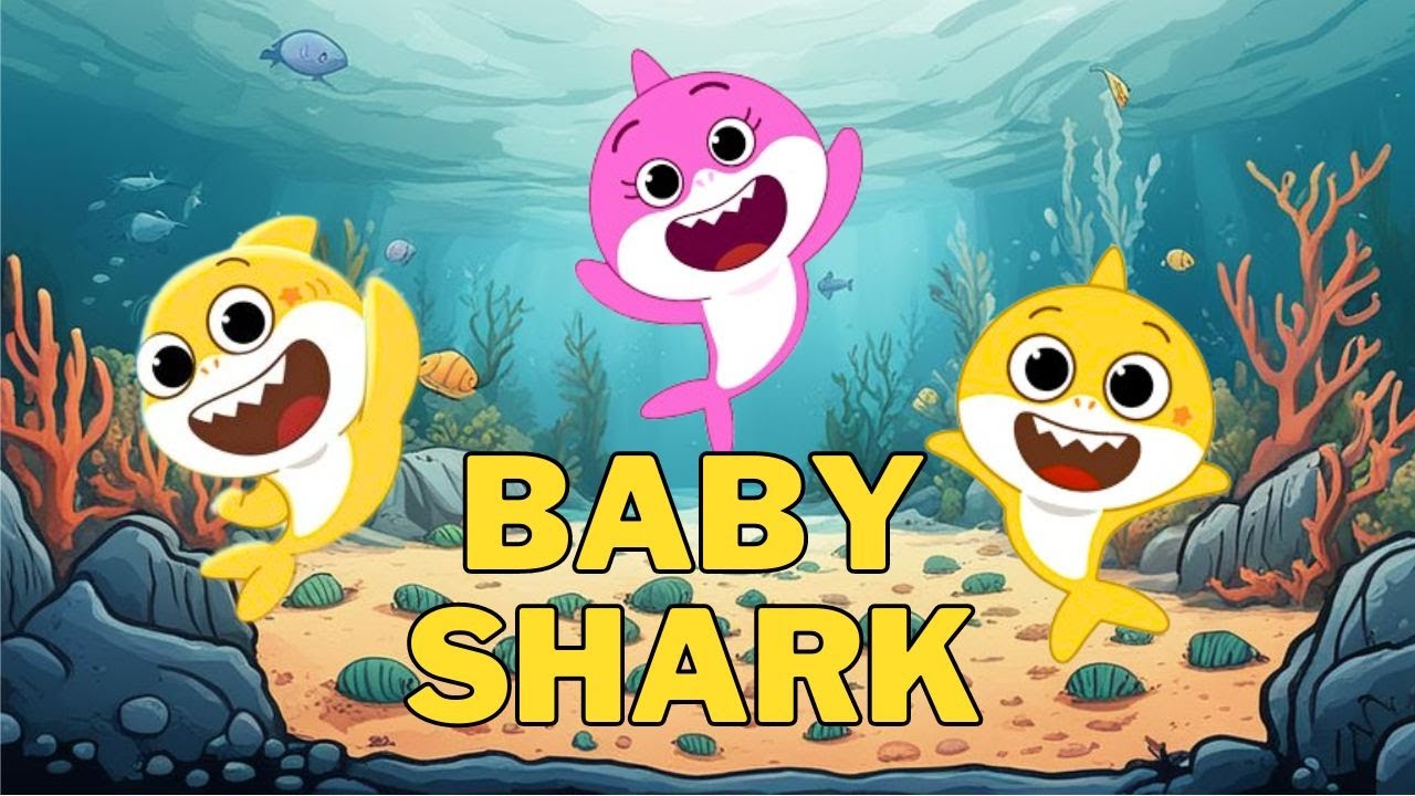Baby Shark Dance: Animated Nursery Rhymes for Kids - YouTube