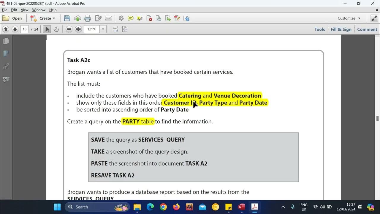 12 march 24 database Part 2 - YouTube