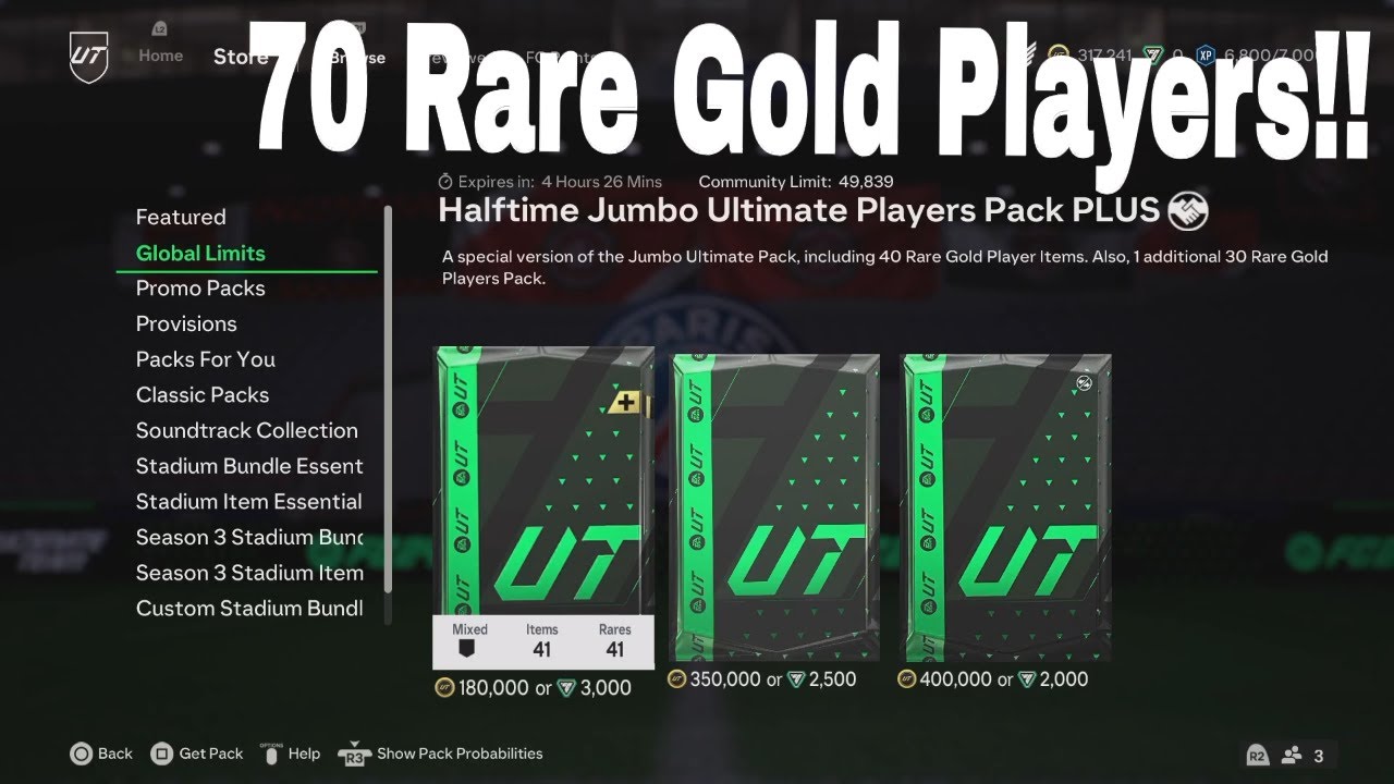 The Halftime Jumbo Ultimate Players Pack Plus! FC 24 Ultimate Team! - YouTube