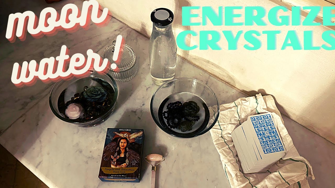 How to cleanse and charge your crystals on a full moon |SECRET METHOD ...