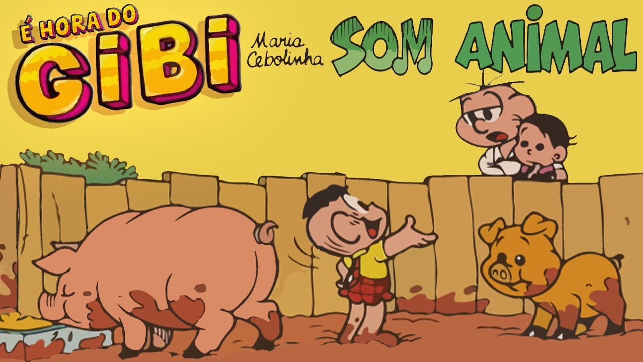 🔴 Maria Cebolinha em Som animal - Gibi da Turma da Mônica - YouTube