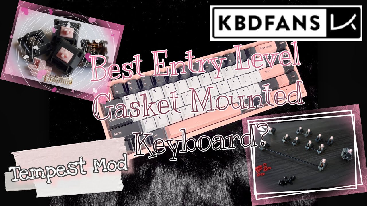 KBD67 Lite R2 Pink with Alpaca V2 switches Durock V2 Stabilizers ...