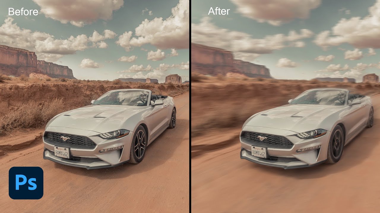 Speed Effect in photoshop | Photoshop tutorial - YouTube