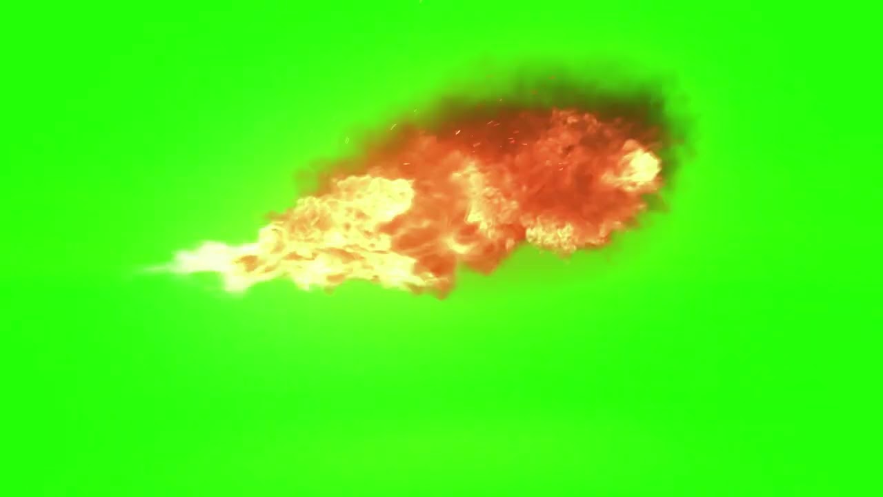 FIRE BALL GREEN SCREEN FREE TO USE VFX 101 4K UHD FOOTAGE - YouTube
