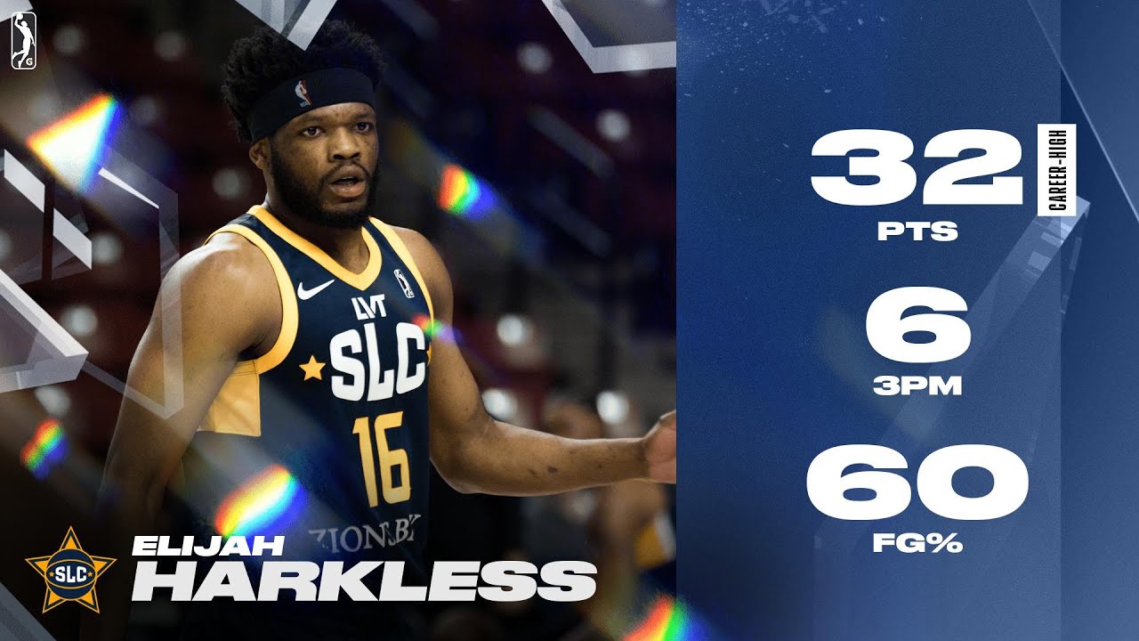 Elijah Harkless Records Career-High 32 Points In Salt Lake City Stars ...