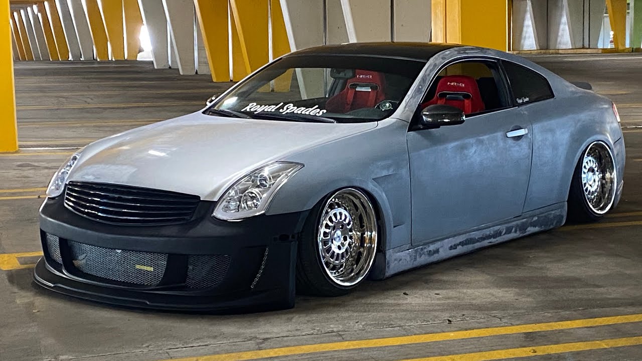 Bagged g35 ready for paint.!! - PAINT TIME.!!!! - YouTube