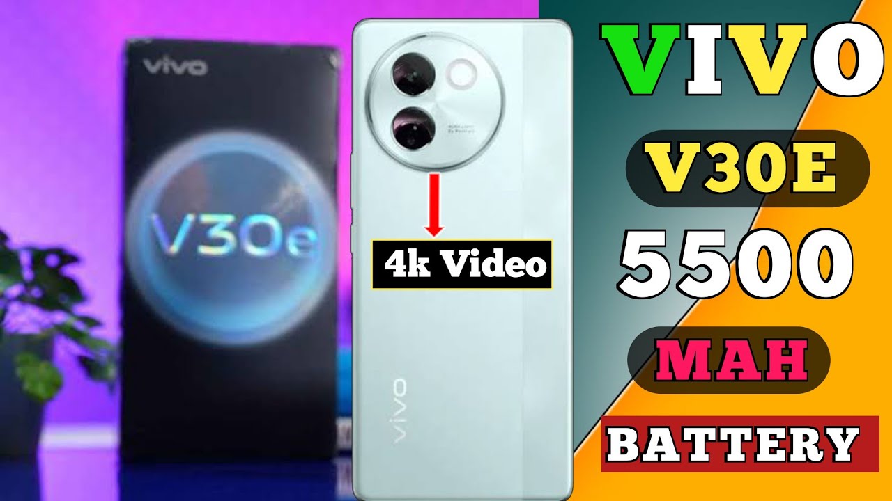 Vivo v30e first look | Vivo v30e price in pakistan - YouTube