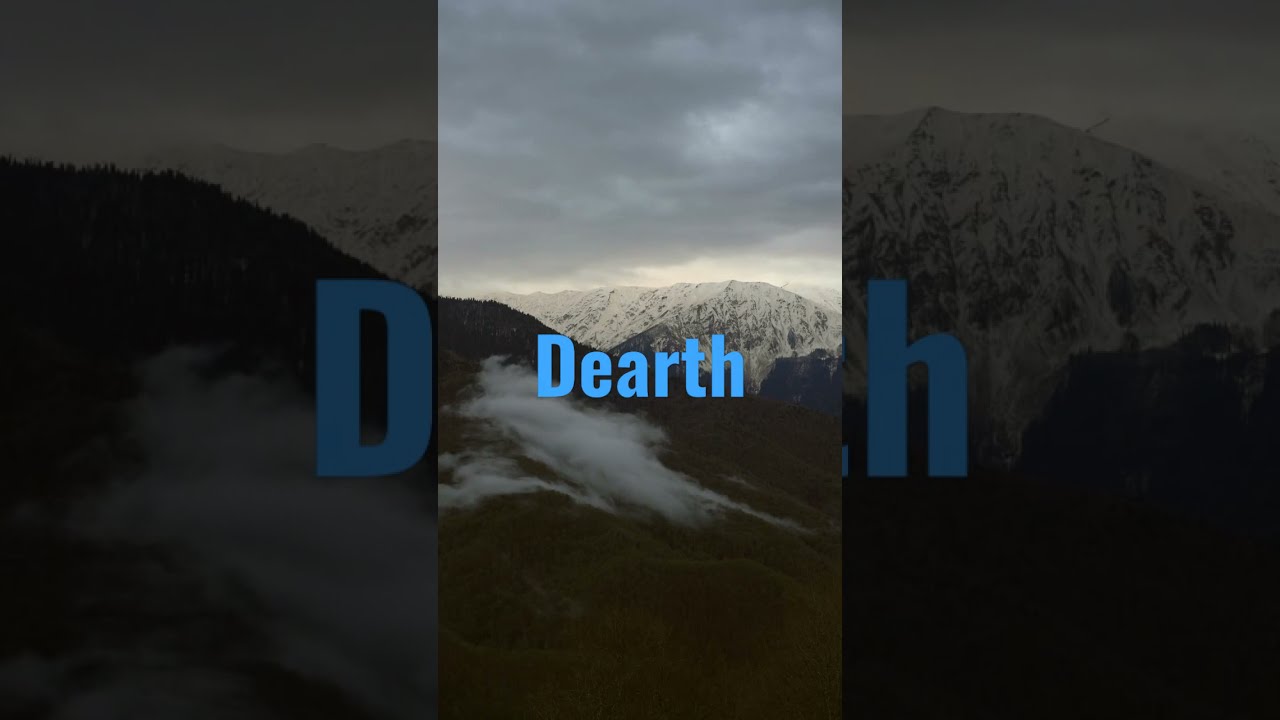 Dearth Meaning YouTube dearth-meaning-youtube
