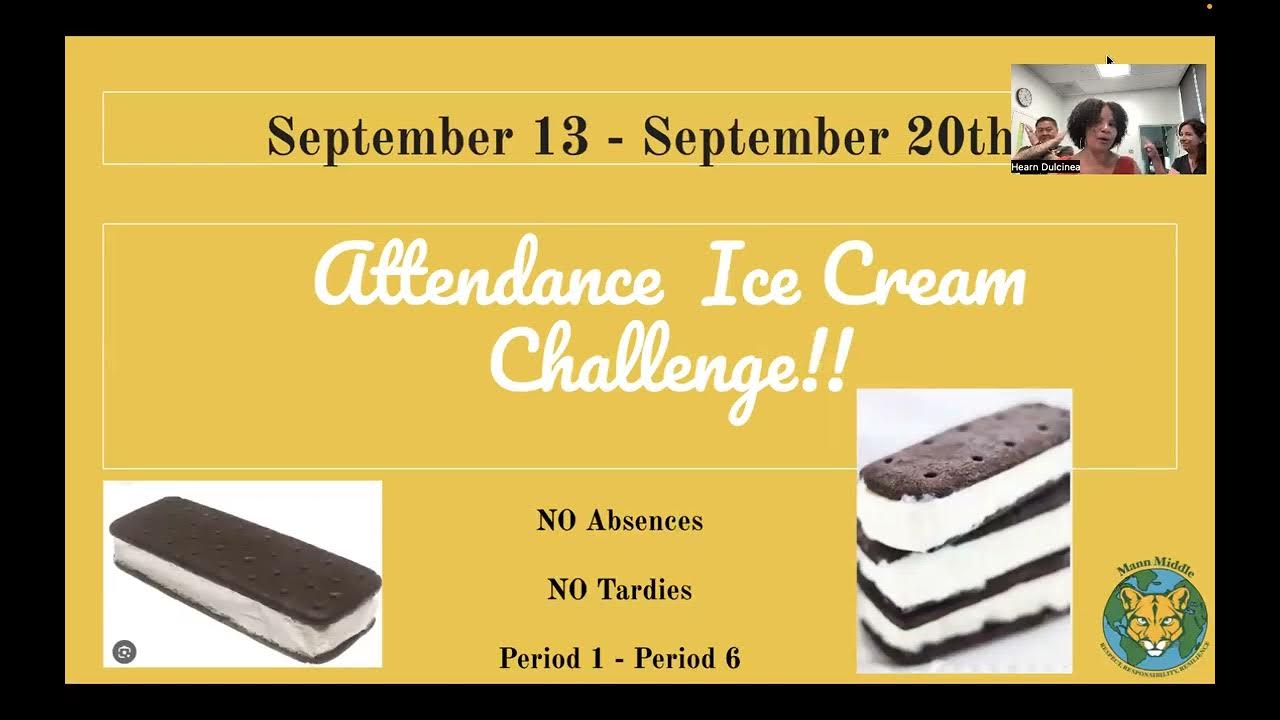 Attendance Challenge for Ice Cream - YouTube