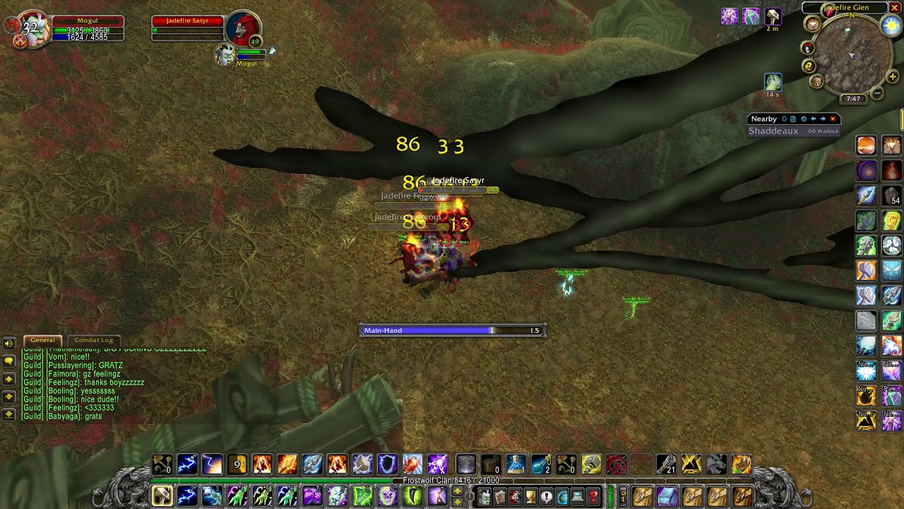 WoW Classic - Ele Shaman Demonic Rune AOE Farm - YouTube