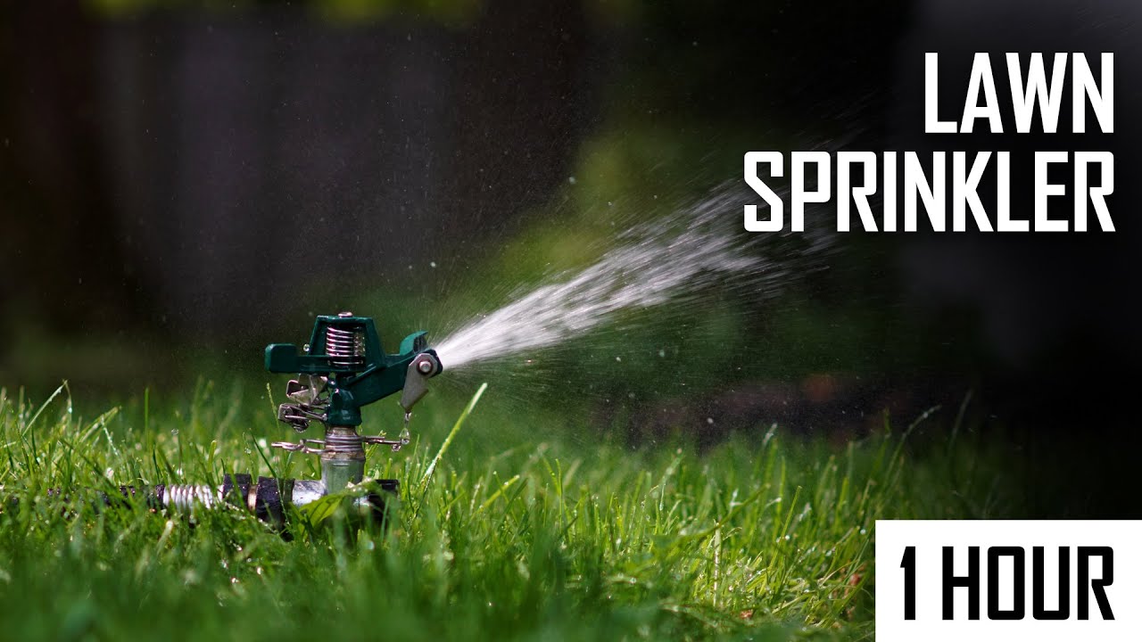 Sleep Better with Lawn Sprinkler Sounds | 1 Hour - YouTube