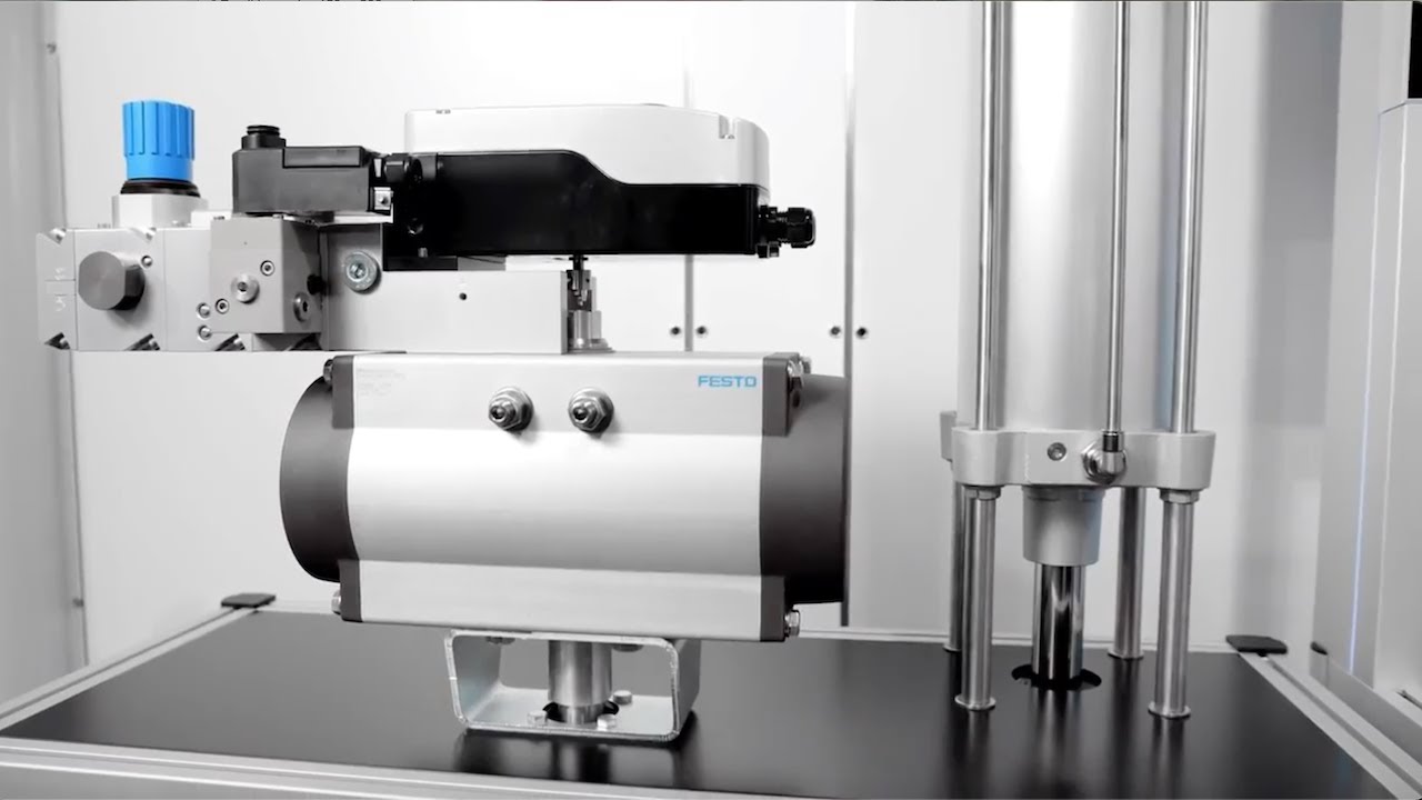Versatile and reliable: Positioner CMSH l SLS Partner Festo - YouTube