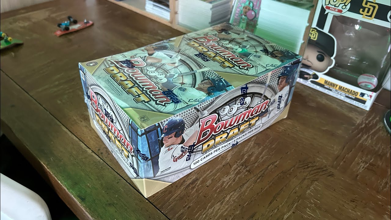 Day 1!! Pack 1 of 5 of This 2024 Bowman Draft MEGA JUMBO Box!!! # ...