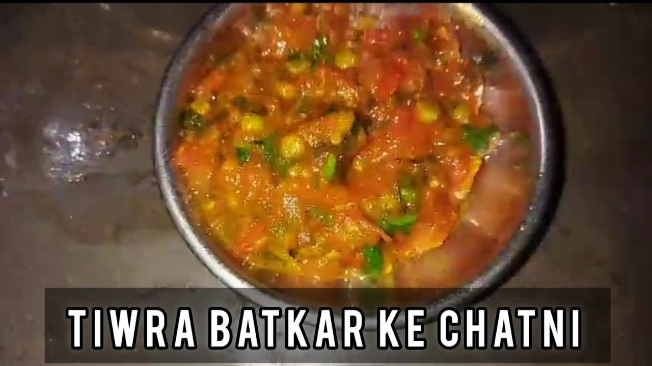 tiwra batkar ke chatni || tiwra batkar || chatni || cg style ...