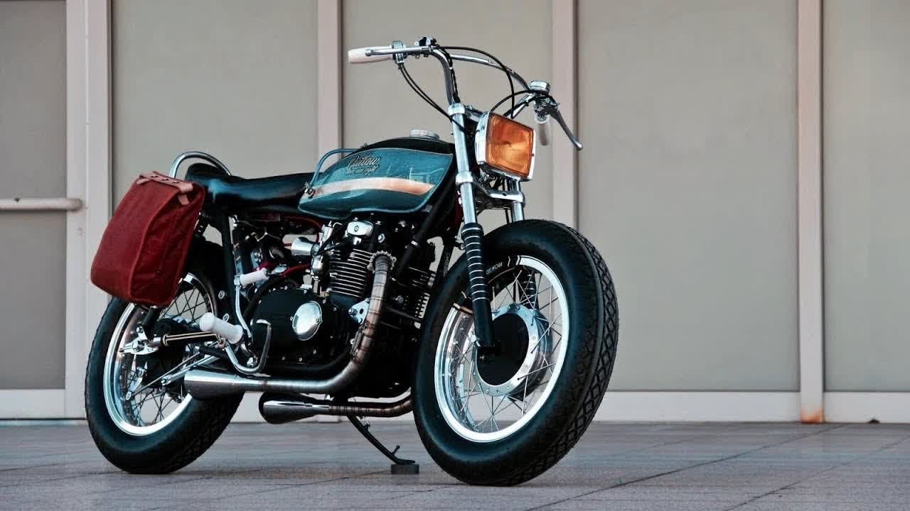 Custom Kawasaki Z400 by Unique Cycle Work | Custom Moto - YouTube