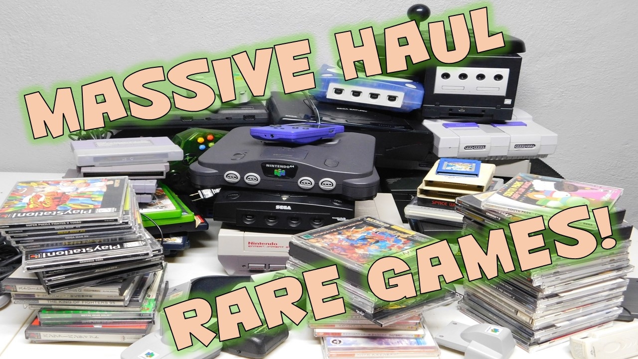 Video Game Finds (Episode 30)MASSIVE HAUL! RARE DREAMCAST GAMES!! - YouTube