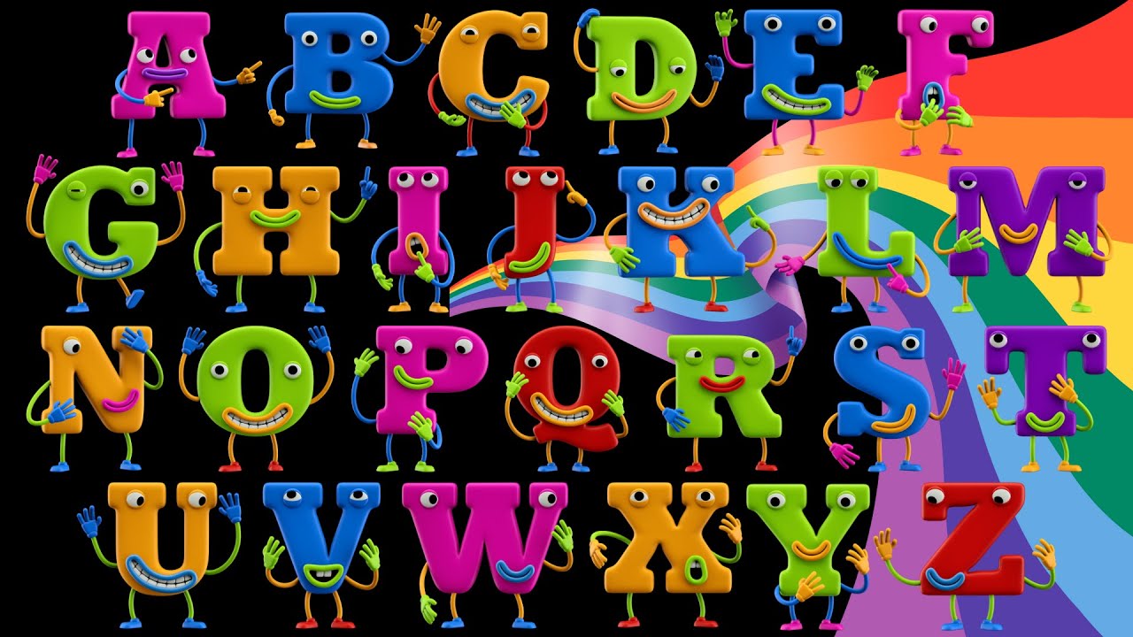 ABC Song in 3D visuals | Fun Alphabet Learning for Toddlers & Preschool ...